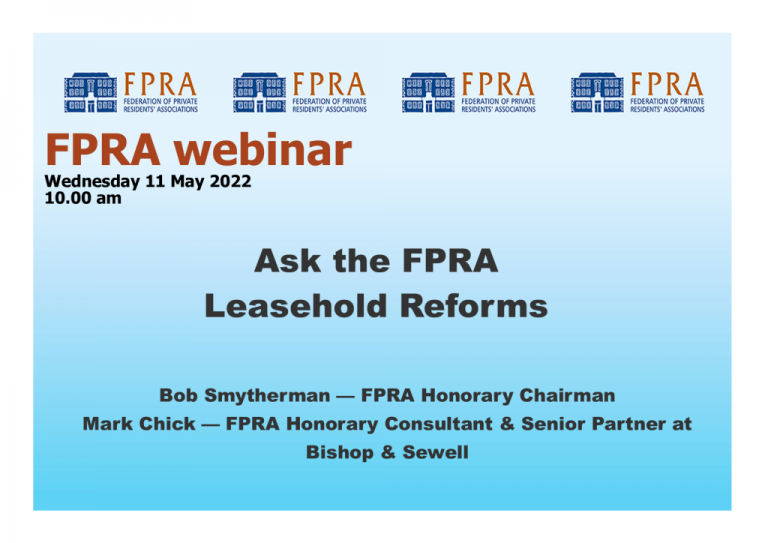 The Federation of Private Residents Association | FPRA