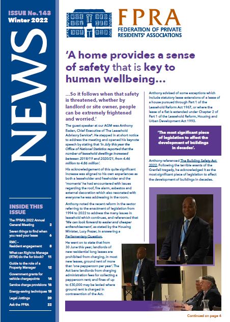 The Federation of Private Residents Association | FPRA